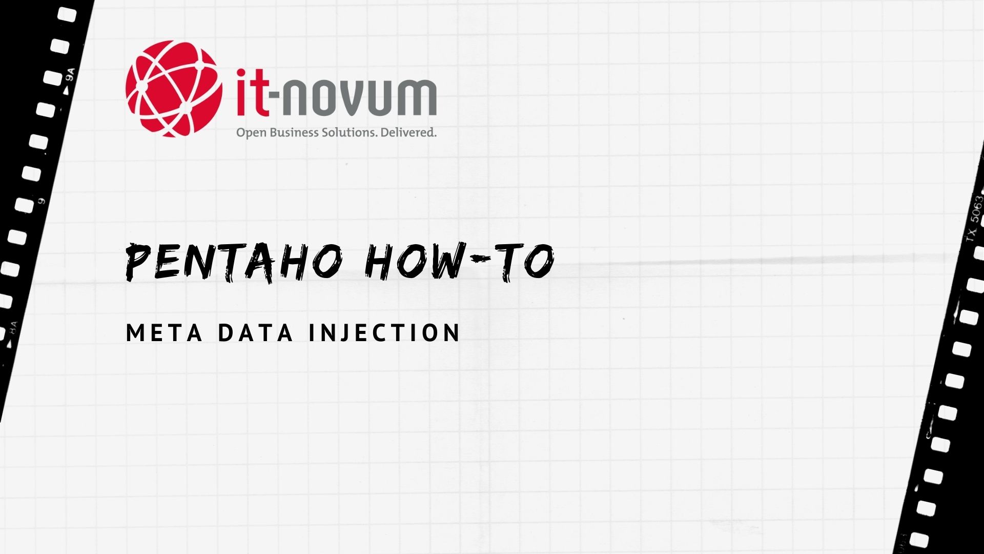 Pentaho How-To | Meta Data Injection